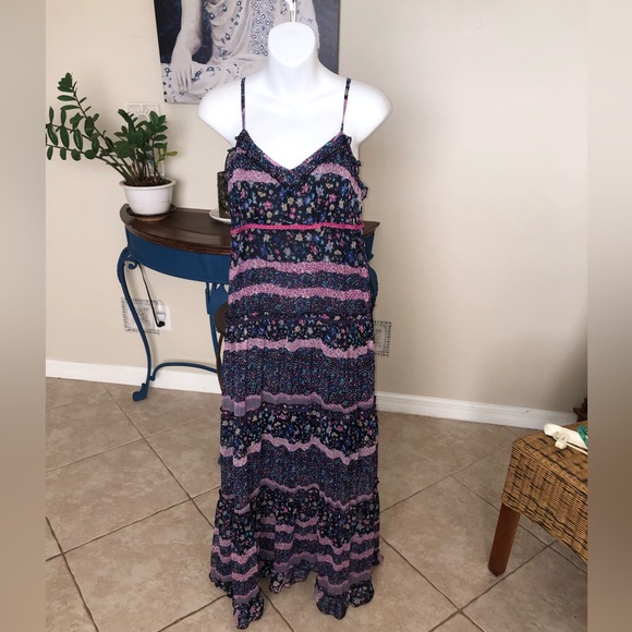 Patrons of Peace | Dresses | Patrons Of Peace L Floral Tiered Maxi ...